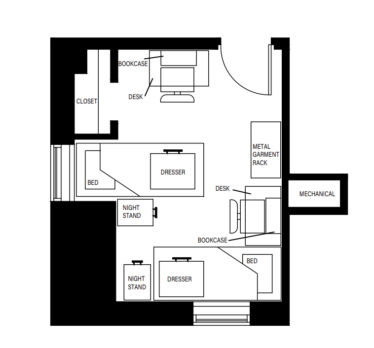 Defoe-Graham Hall - Housing